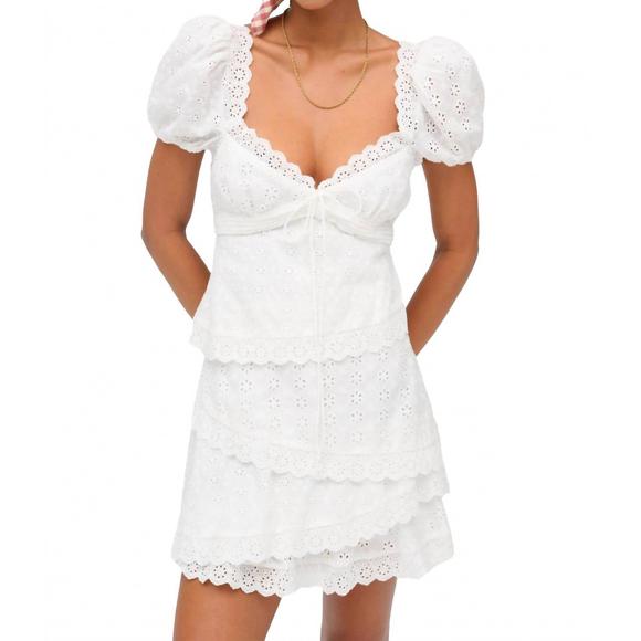 For Love And Lemons | Dresses | New For Love Lemons Rosalyn Mini Dress ...
